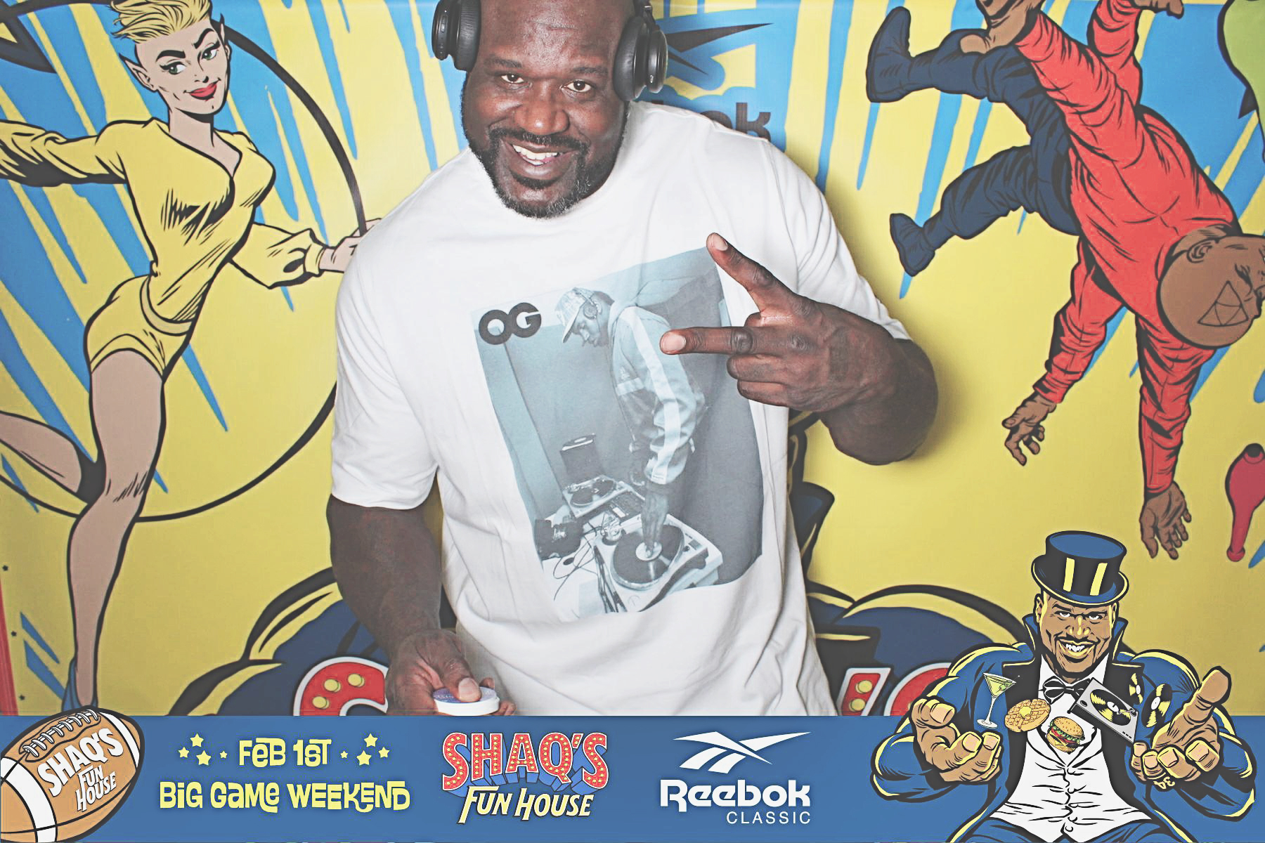 Shaq's Fun House at Live! at the Battery - Atlanta Photo Booth Rental ...