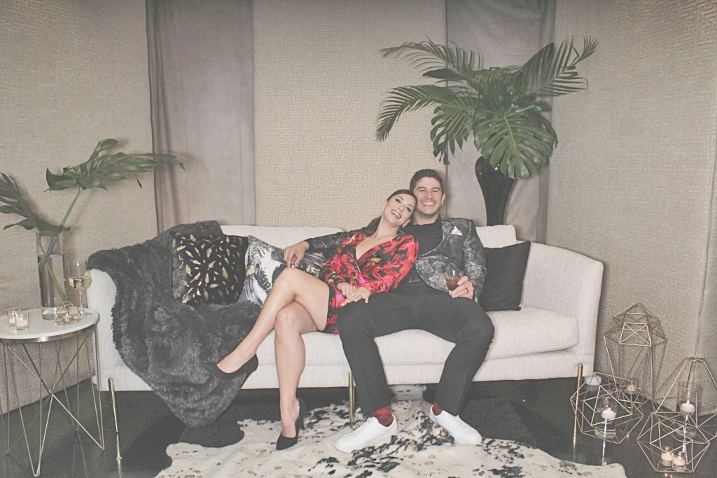 atlanta celebrity photo booth - amber and matt barnett - robot booth ...